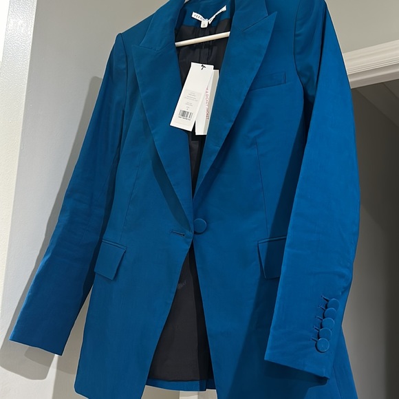 Veronica Beard | Jackets & Coats | Veronica Beard Blue Long And Lean ...